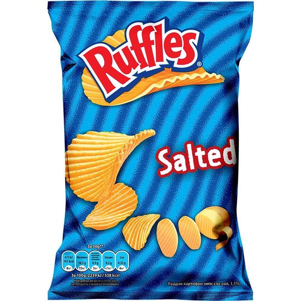 Чипс RUFFLES сол 155гр
