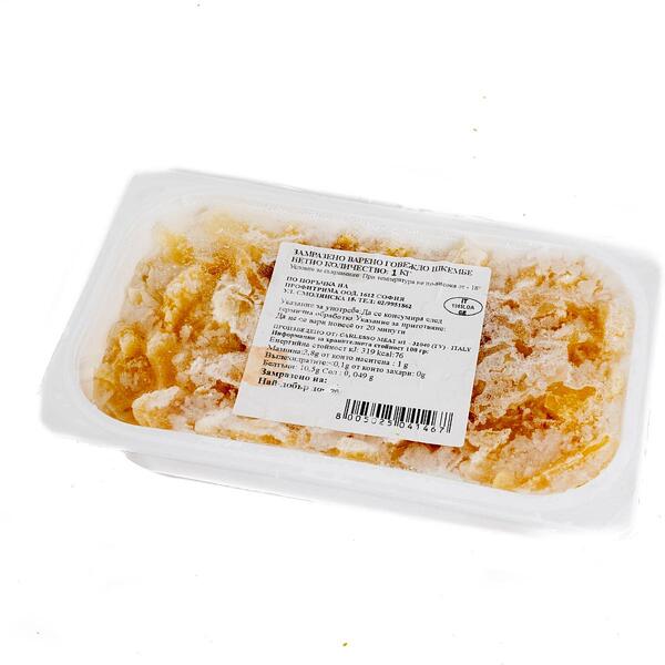 Говеждо шкембе замразено варено тарелка