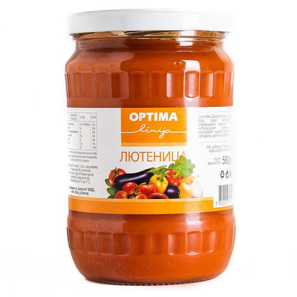 Лютеница OPTIMA LINIJA, 580гр