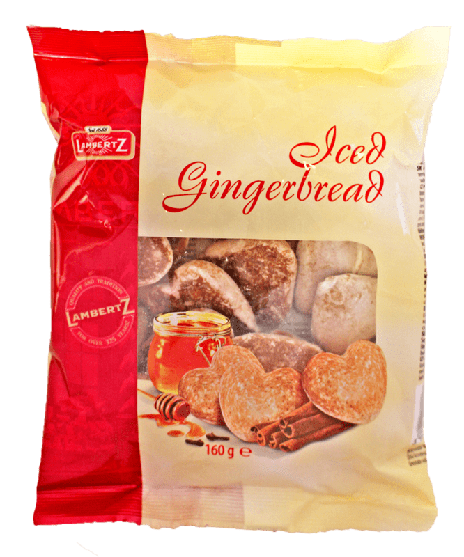Сладки LAMBERTZ GINGERBREAD Iced 160г