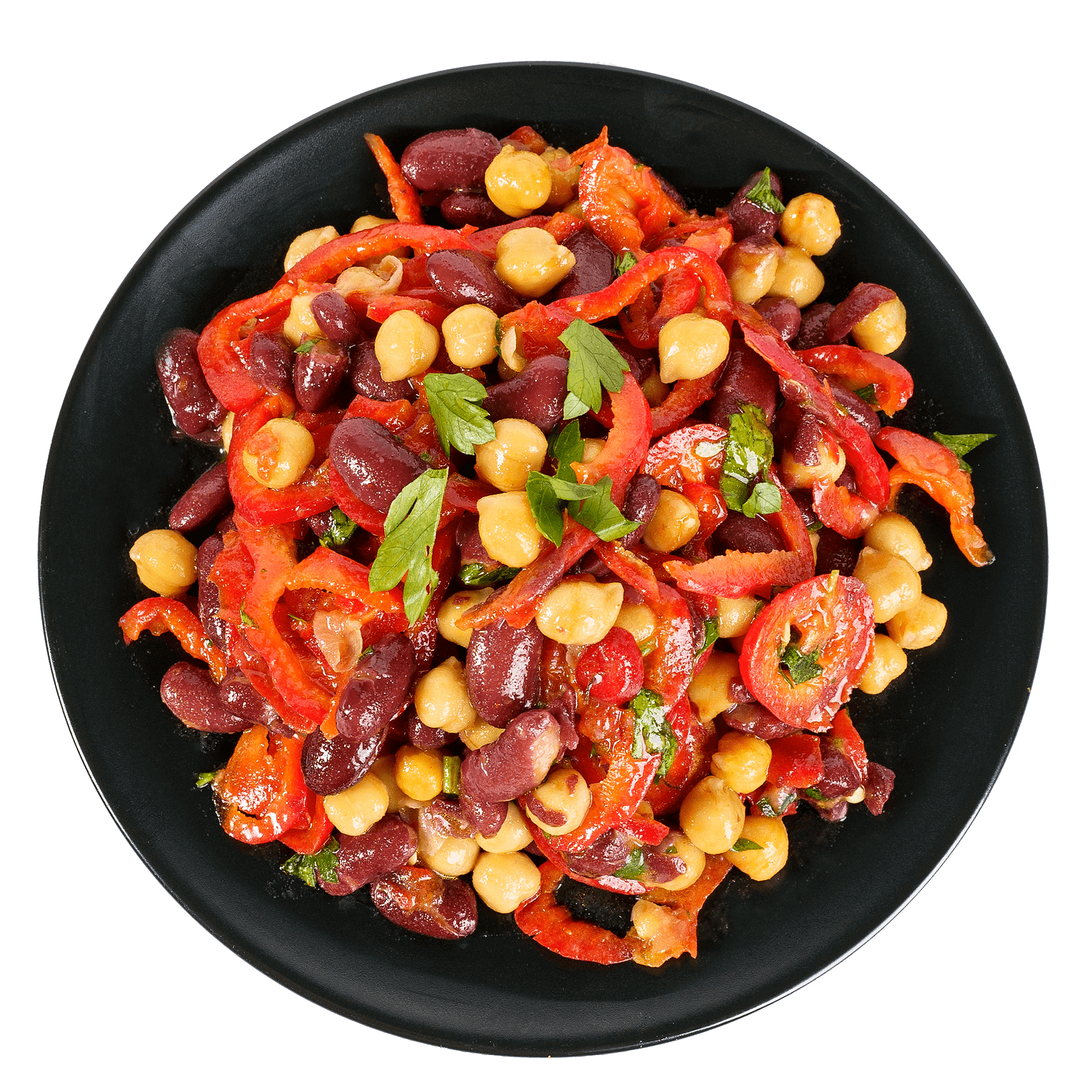 Салата с нахут,червен боб нас.кг