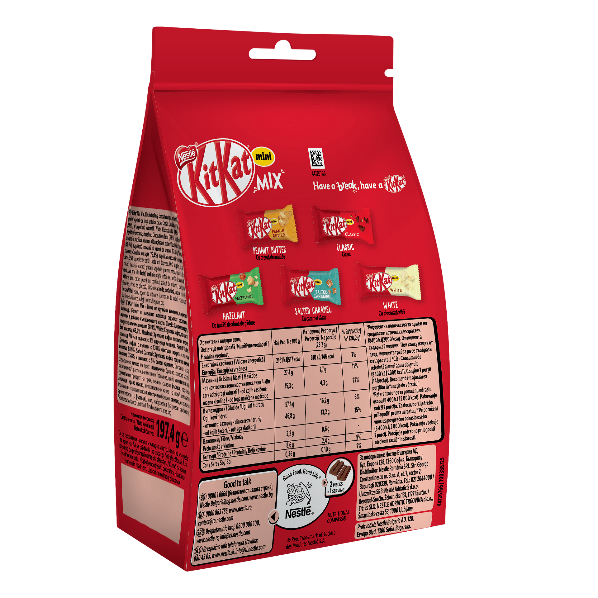 Десерт KIT KAT mini mix плик 197.4г