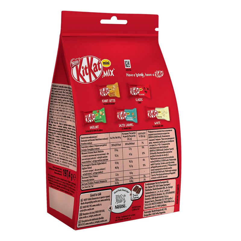 Десерт KIT KAT mini mix плик 197.4г