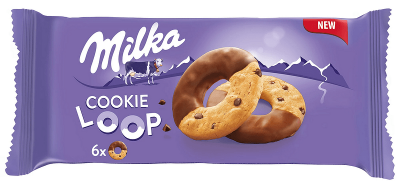 Бисквити MILKA Кукис Луп 132г