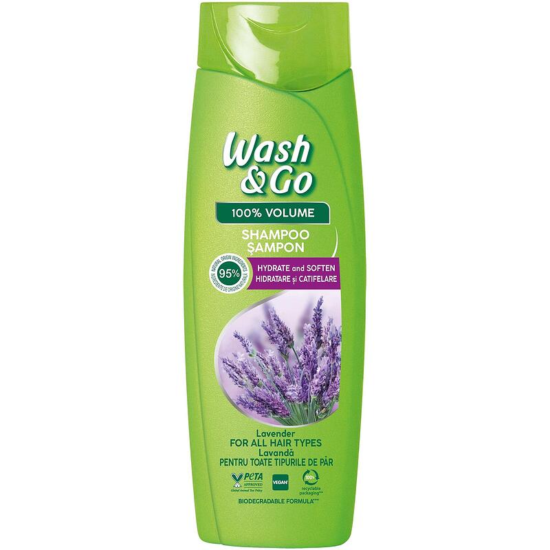 Шампоан WASH&GO Lavender 360мл