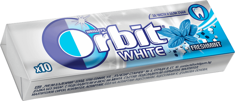 Дъвки ORBIT winterfresh 10 бр.
