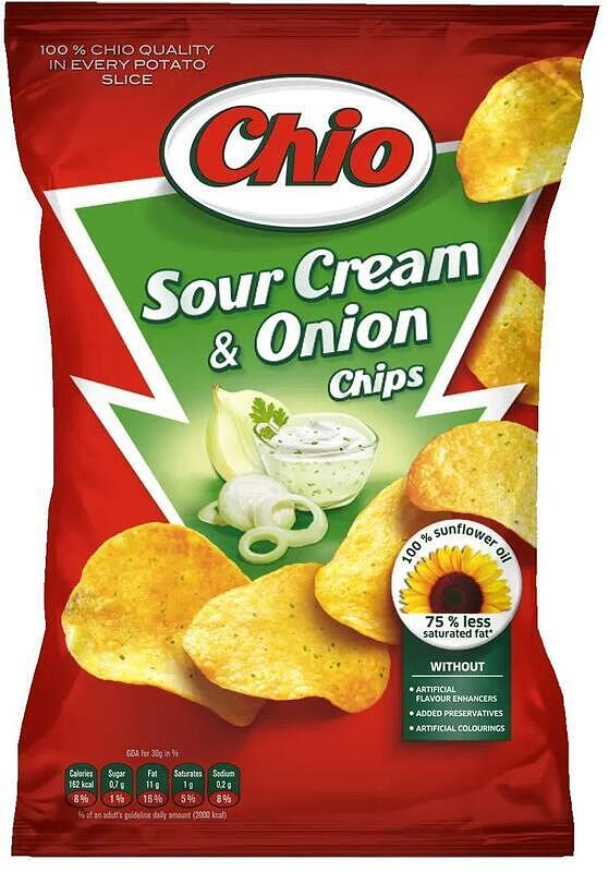 Чипс CHIO сметана и лук 60 гр.