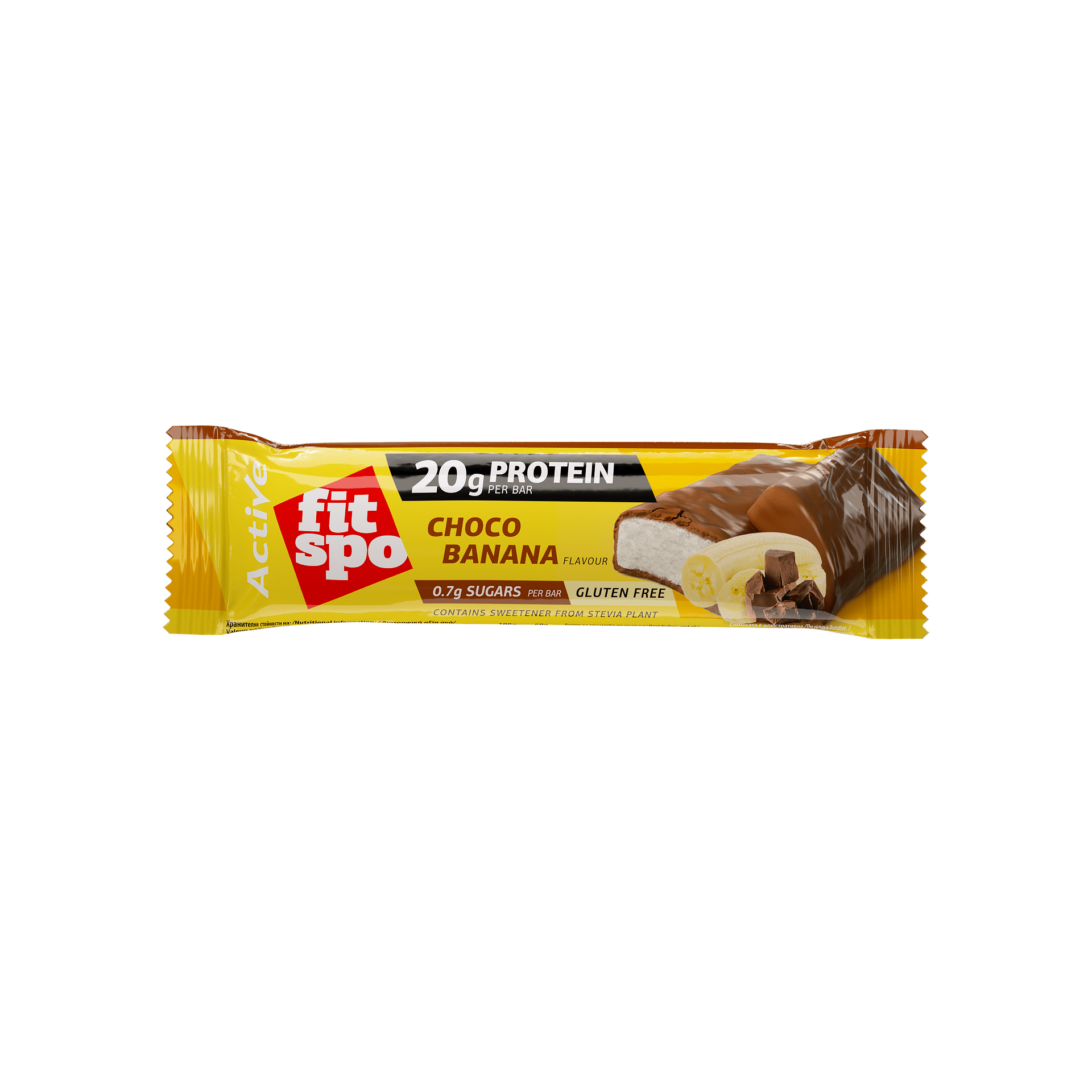 Прот.бар FIT SPO Active банан&шок.60г