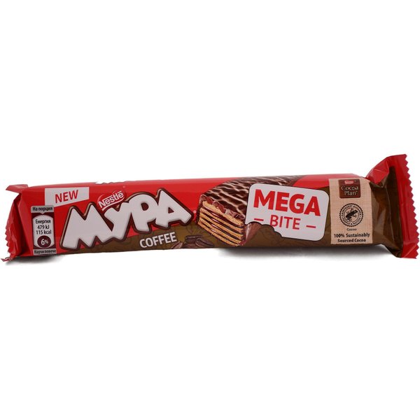Вафла МУРА Mega Bite Кафе 45г