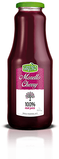 Сок GRENO вишна-череша 100% стъкл. бут 250мл