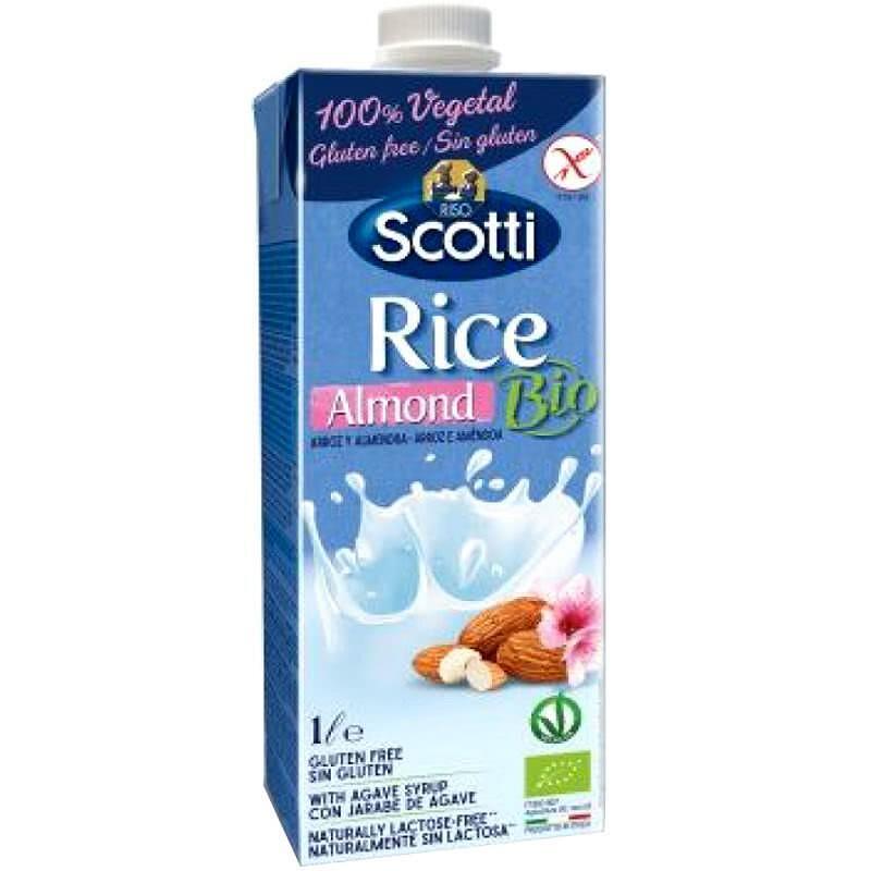 Напитка SCOTTI BIO оризова с бадем 1 л.