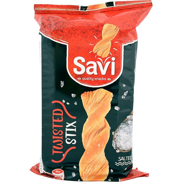 Соленки SAVI TWISTED STIX 150 гр.