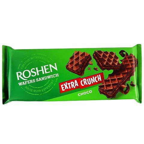 Вафли ROSHEN CRUNCH шоко 142 гр.