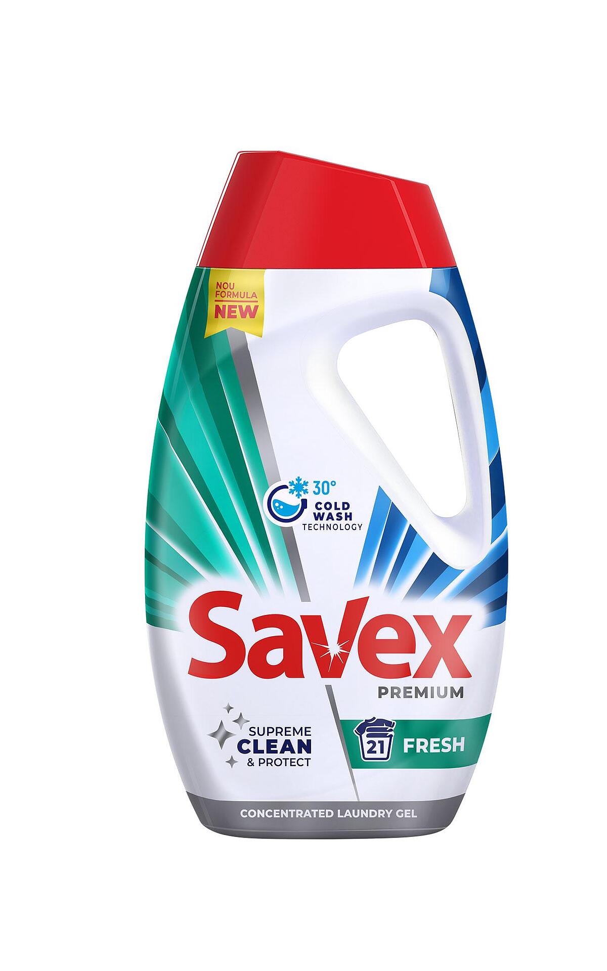 Гел за пране SAVEX Premium Fresh 21 дози