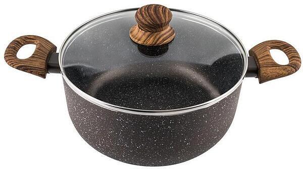 Тенджера BRIO Hard Rock незалепващо покритие 22 см