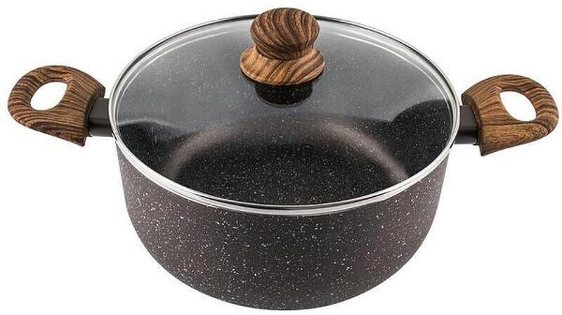 Тенджера BRIO Hard Rock незалепващо покритие 22 см