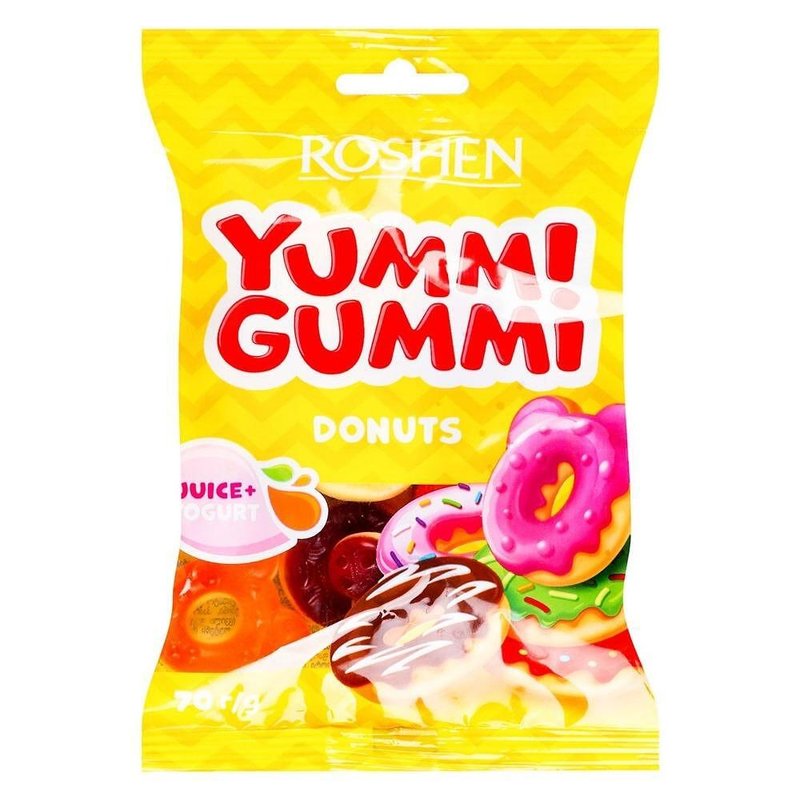 Бонбони YUMMI GUMM желирани Donuts 70 гр