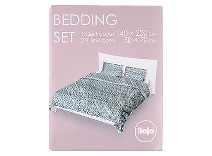 Спален комплект ILAJA 200x210/2x50x70 принт