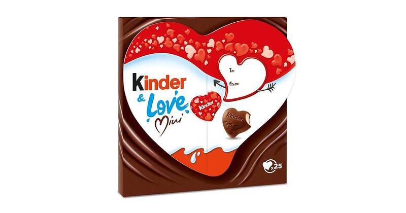 Бонбони KINDER Love Мини 107 гр.