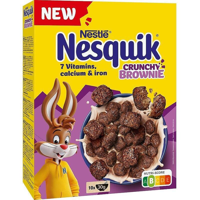 Зърнена закуска NESQUIK Crunch Brownie 300 г
