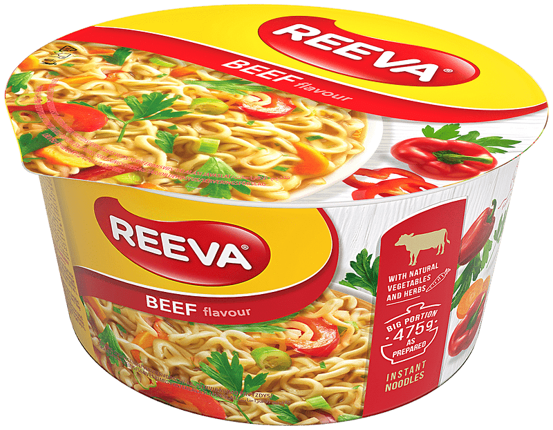 Инстантни спагети REEVA телешко 75 г
