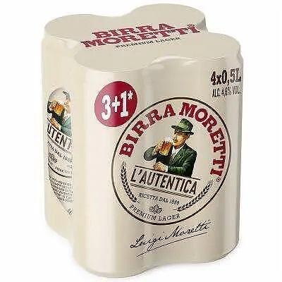 Бира MORETTI мултипак кен 4х500мл