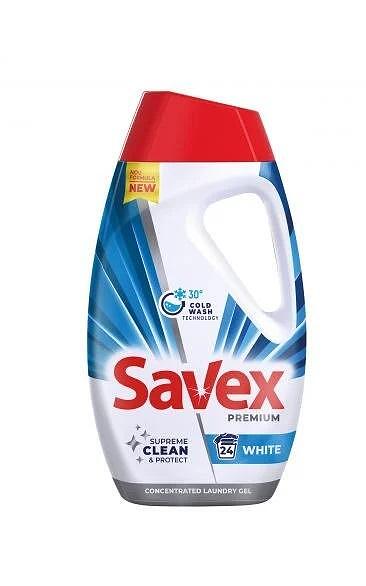 Гел за пране SAVEX Premium White 24 дози