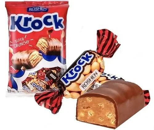 Бонбони ROSHEN Krock шоколад с фъстъци 500 г