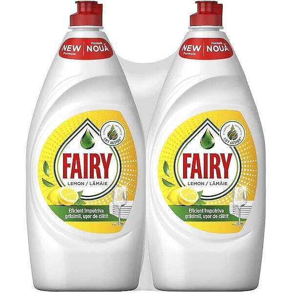 Препарат за съдове FAIRY Lemon 2x750 мл