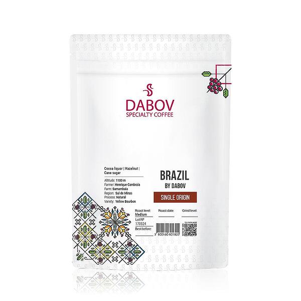 Кафе на зърна Dabov Specialty Coffee Brazil by Dabov, 1кг
