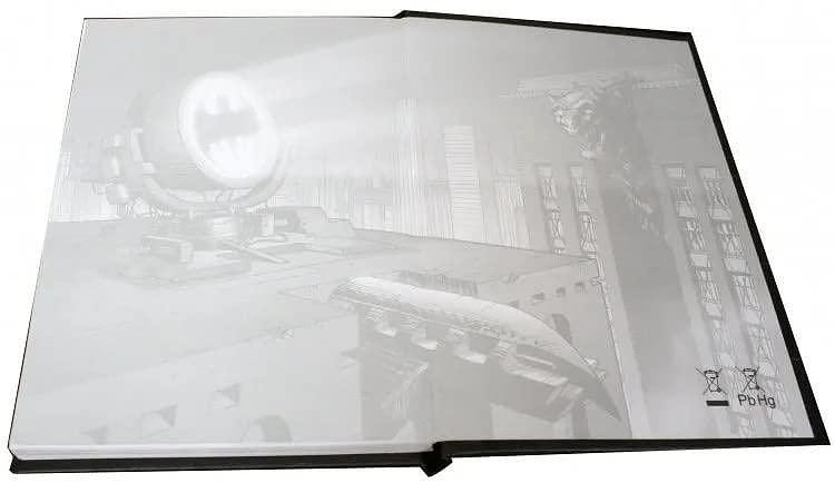 Тефтер DC Comics Batman Light Logo, светещ, A5, 100 страници