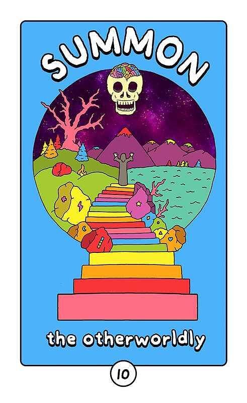 Оригинални карти Оракул Rainbow Brainskull Oracle - Ramin Nazer