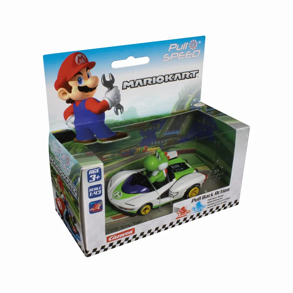 Carrera Super Mario P-Wing Yoshi количка 1:43