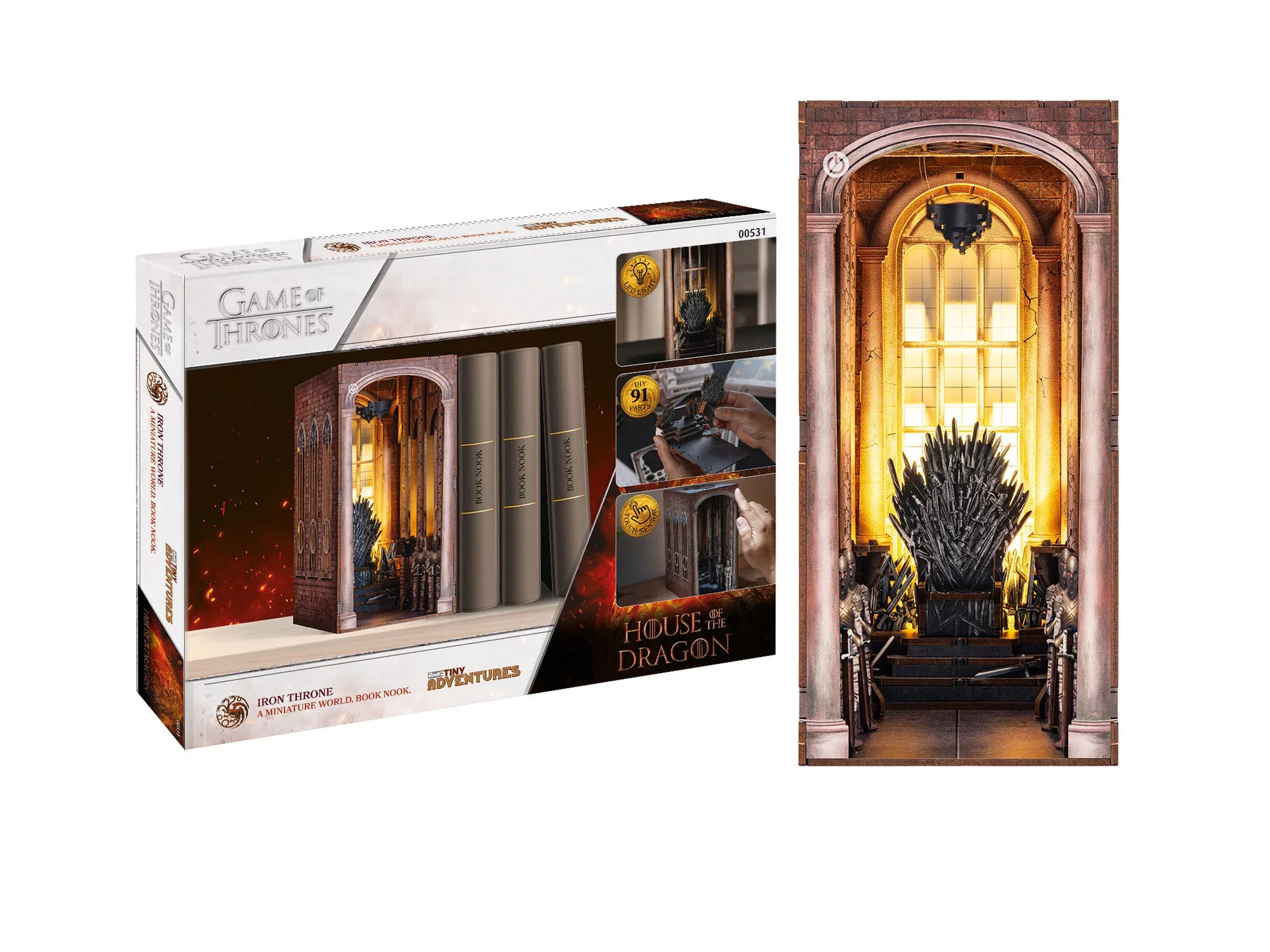 Iron Throne Booknook модел Revell 91 части
