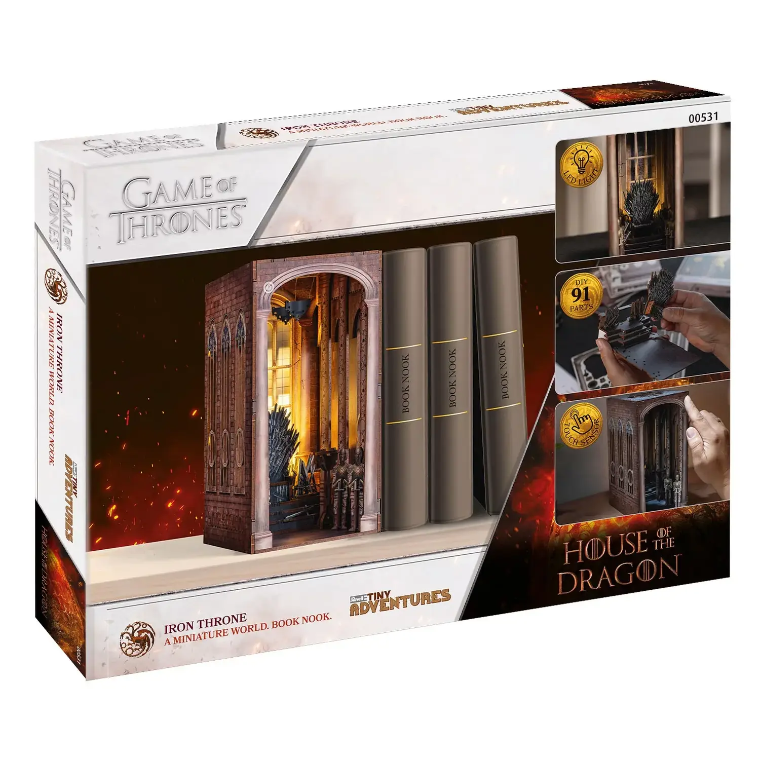 Iron Throne Booknook модел Revell 91 части