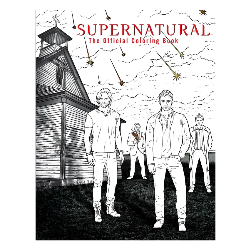 Supernatural Official Coloring Book - лицензирана книга