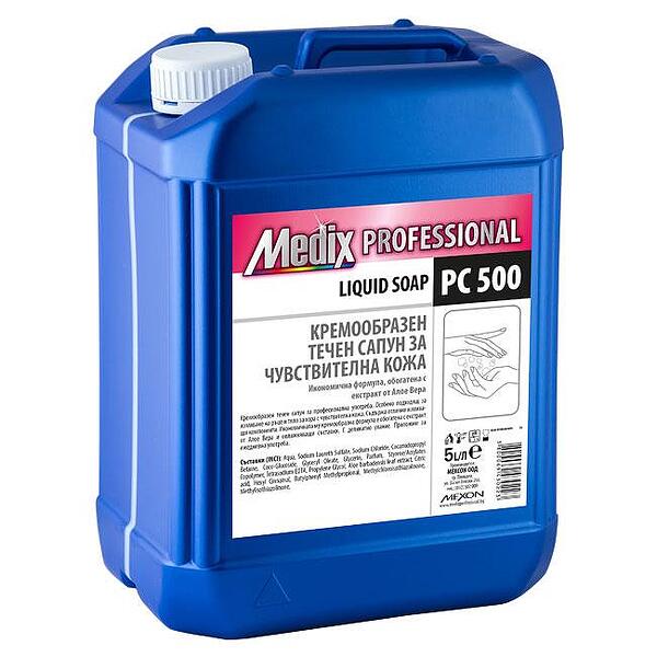 MEDIX PC500 кремообразен течен сапун 5л.