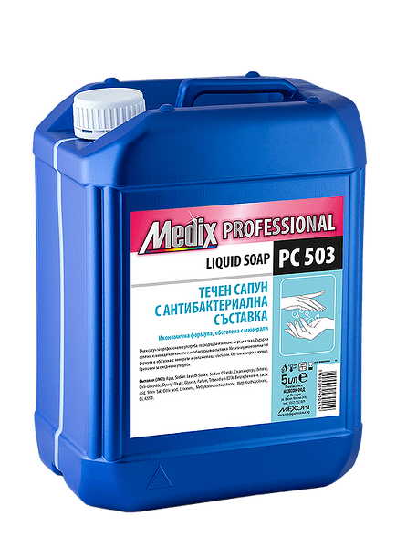 MEDIX PC500 антибактериален течен сапун 5л.