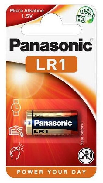 Батерия Panasonic LR1⭐алкална блистер 1 брой