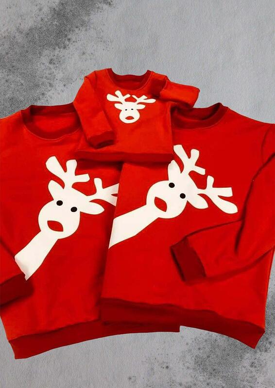 Коледни блузи с елен | За цялото семейство | Andi-Pandi