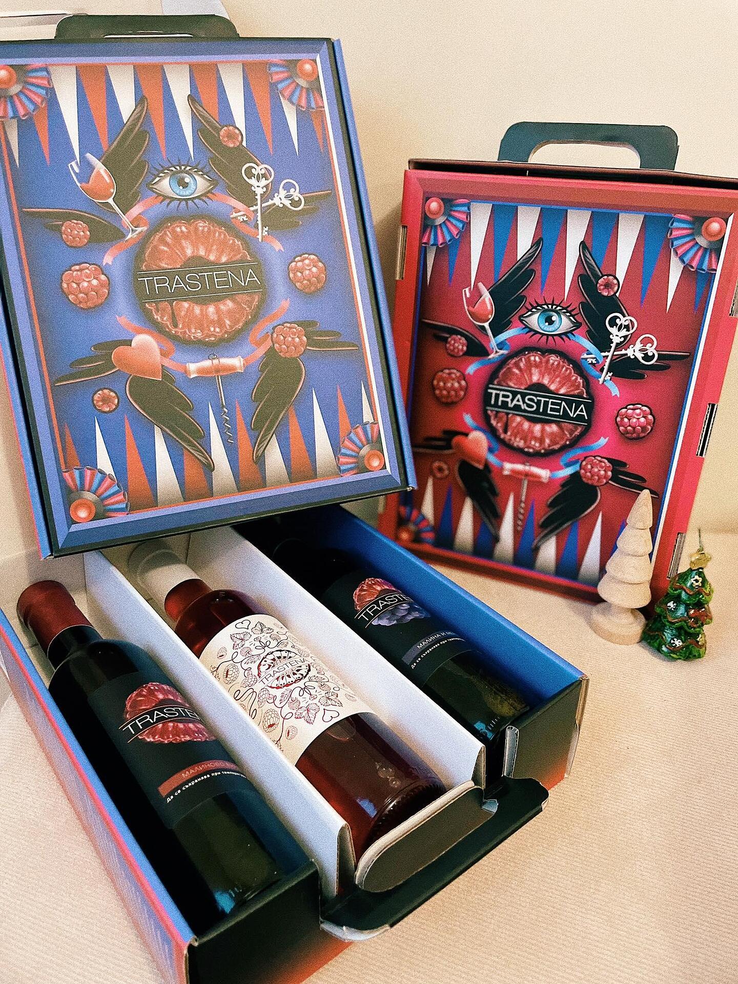 Луксозна подаръчна кутия ТРИТЕ ГРАЦИИ