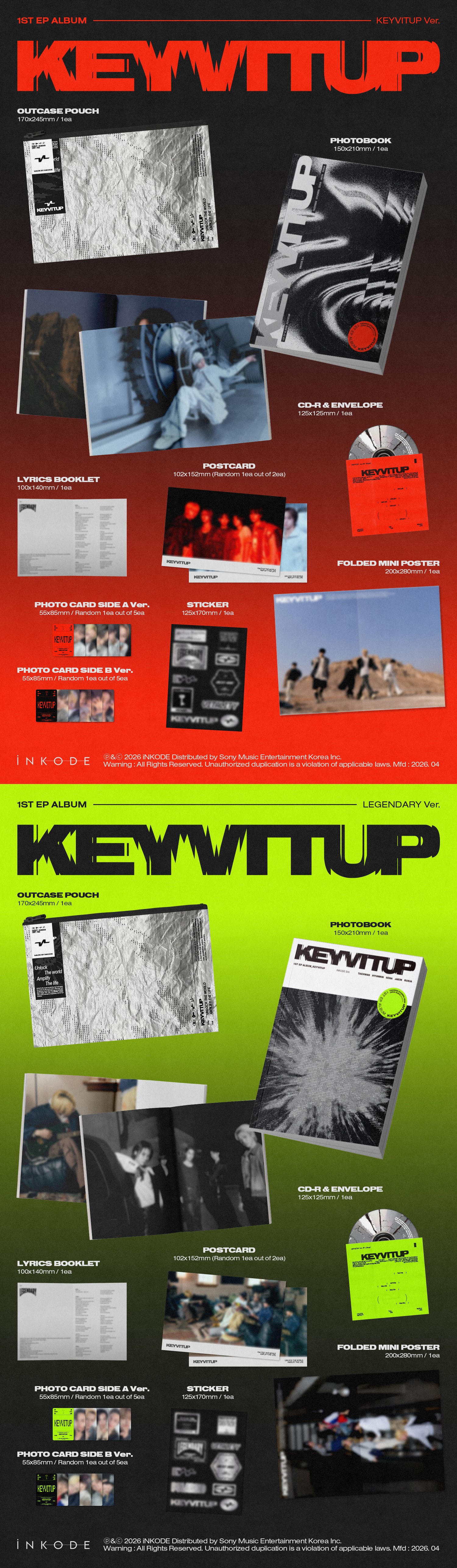 KEYVITUP | 1st EP Album: KEYVITUP