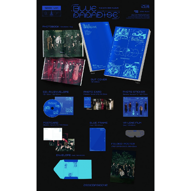 ZEROBASEONE | 5th Mini Album: BLUE PARADISE (Photobook Ver.)