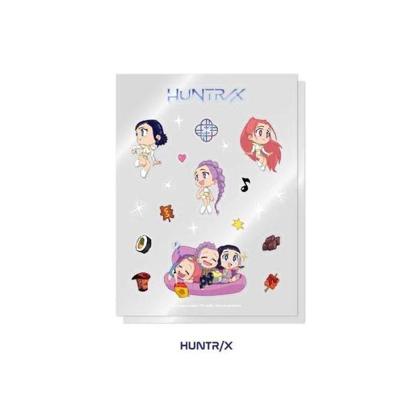 K-POP DEMON HUNTERS | Official Light Stick Deco Sticker Pack - HUNTRIX