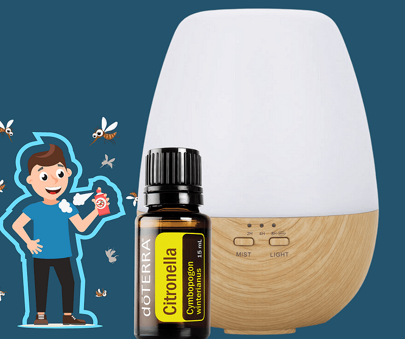 Дифузер и масло против насекоми Citronella doTERRA 15 мл.
