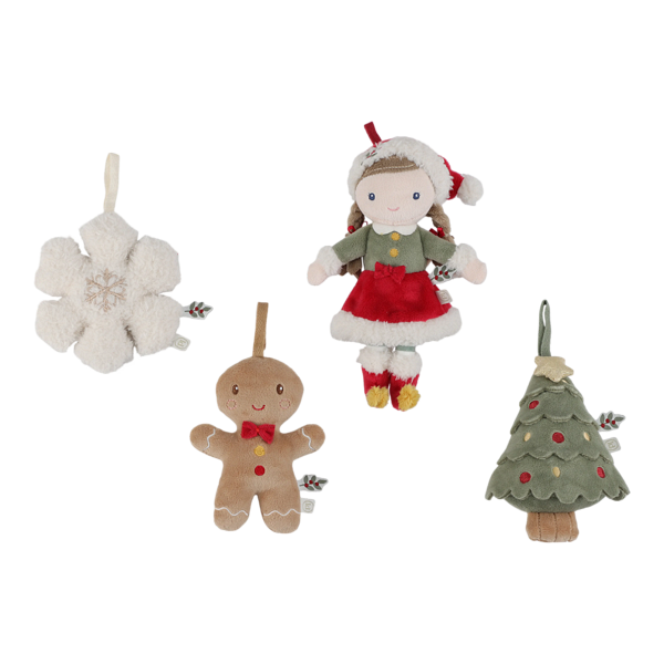 Меки Коледни декорации Rosa | Декор и украса | Little Dutch