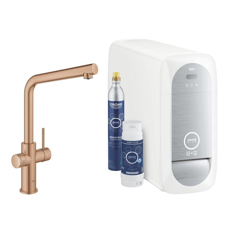 GROHE Blue Home, комплект с L- чучур | Баня Дом