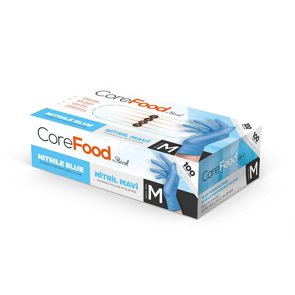 Латексови ръкавици с талк CoreMed