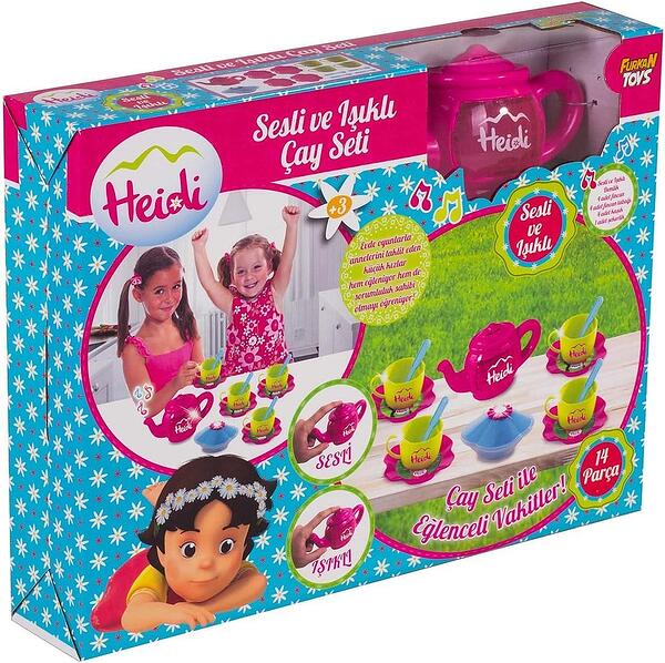 Сервиз за чай 14 части с чайник със звук и светлина Heidi