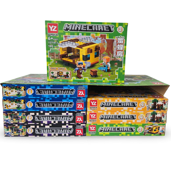 Конструктор MINECRAFT 4 модела YZ7141